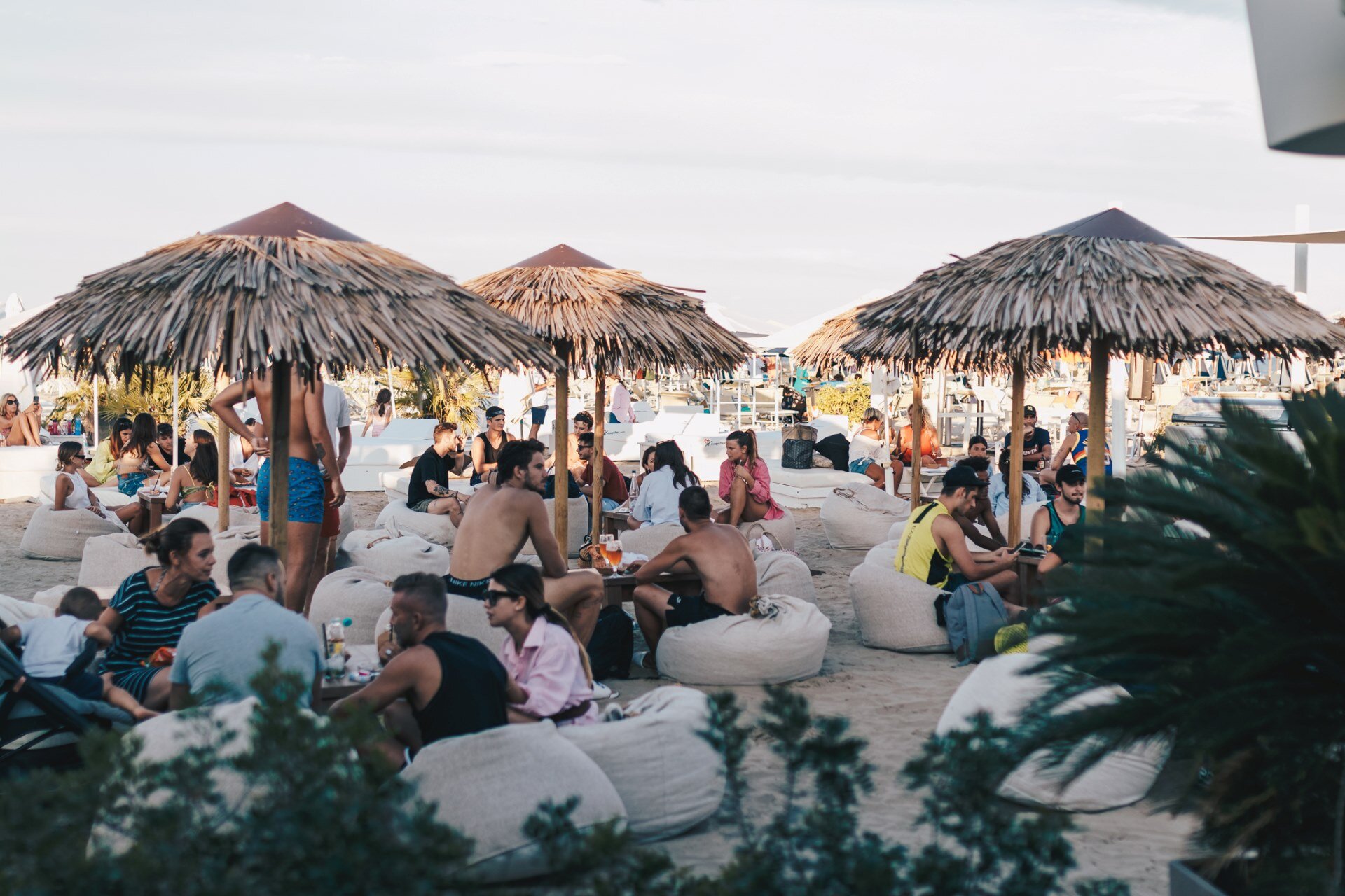 Aperitifs on the beach